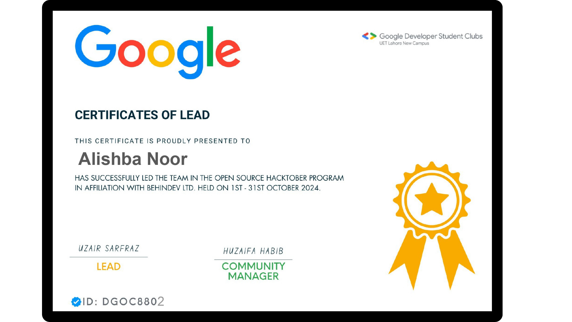 Alishba Noor | Portfolio